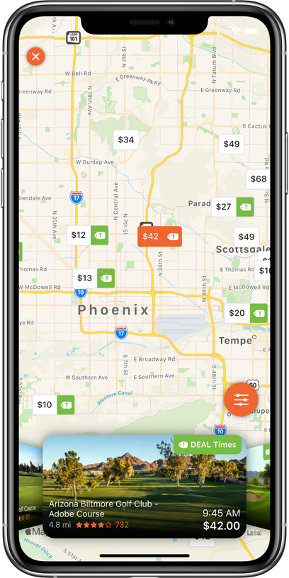 TeeOff App - Golf Tee Times, GPS, Scorecard | TeeOff